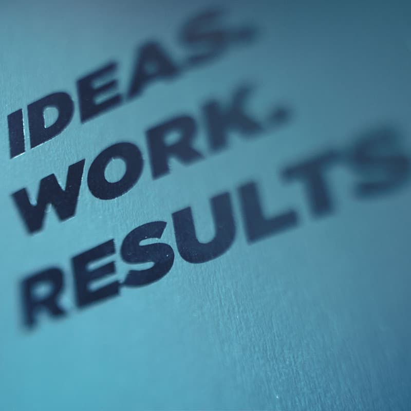 ideas work results square | Evok Advertising