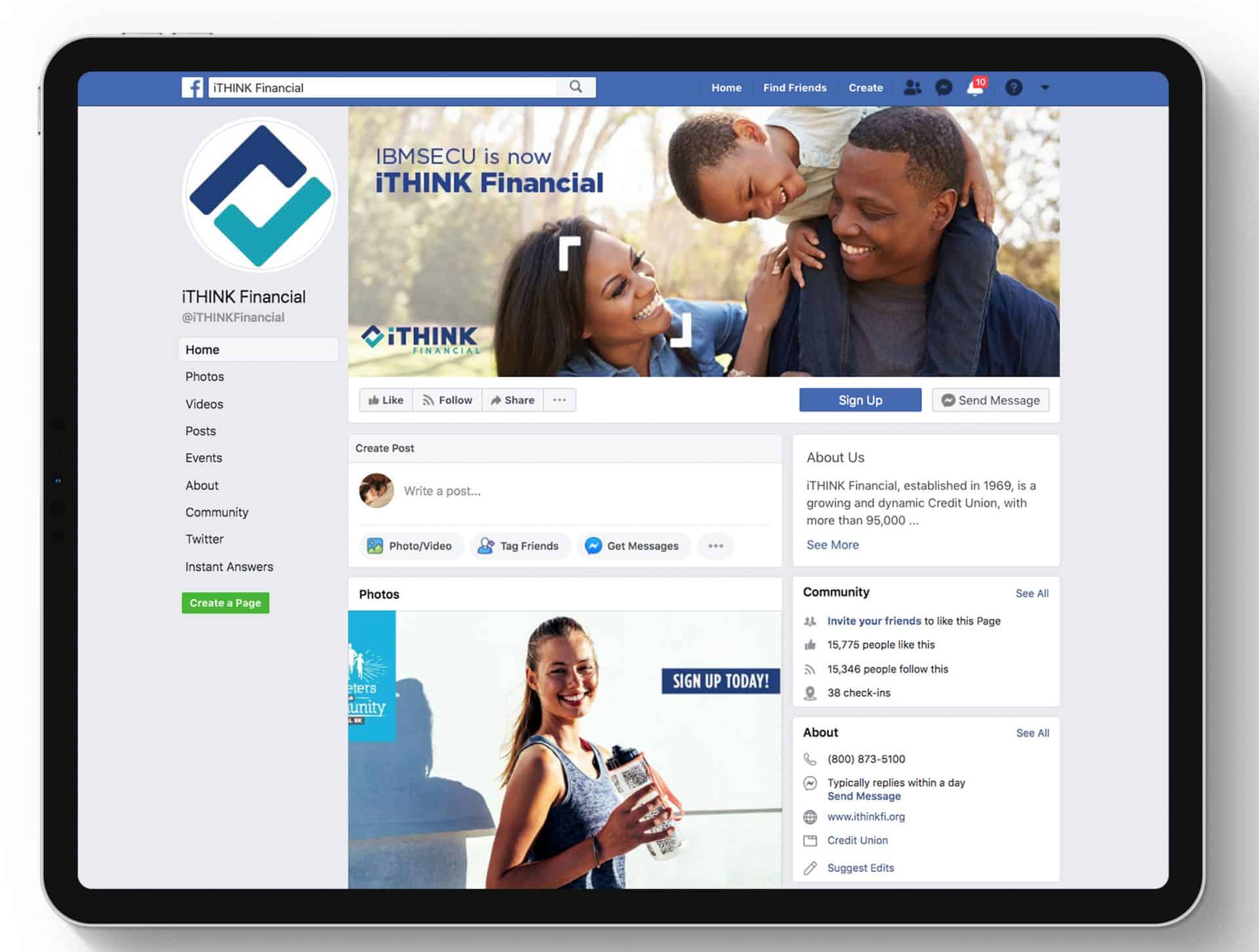 iTHINK FINANCIAL (FORMERLY IBMSECU) | Evok Advertising